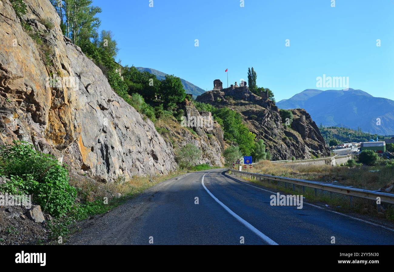 A view from Ispir Castle in Ispir, Erzurum, Turkey Stock Photo - Alamy