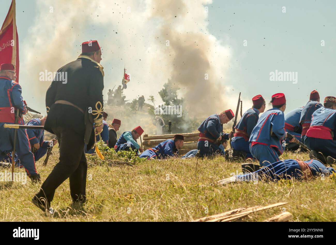 Shipka - Reconstruction of the battle, Gabrovo, Bulgaria - August 27 ...