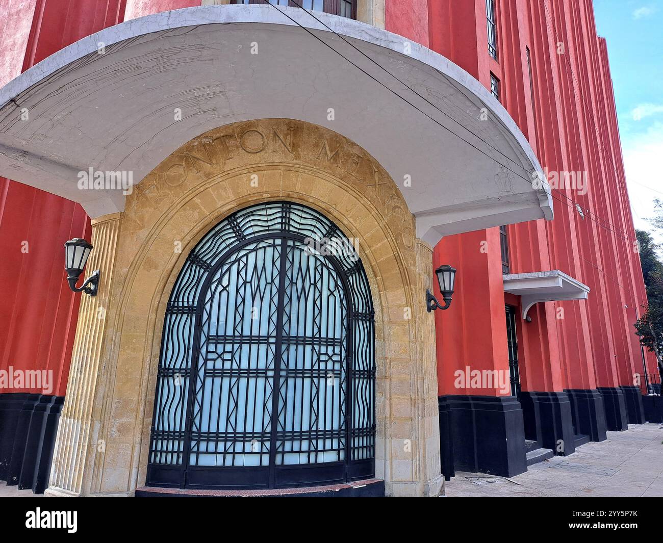 Mexico City, Mexico - Aug 23 2023: Fronton Mexico is a Basque pelota ...