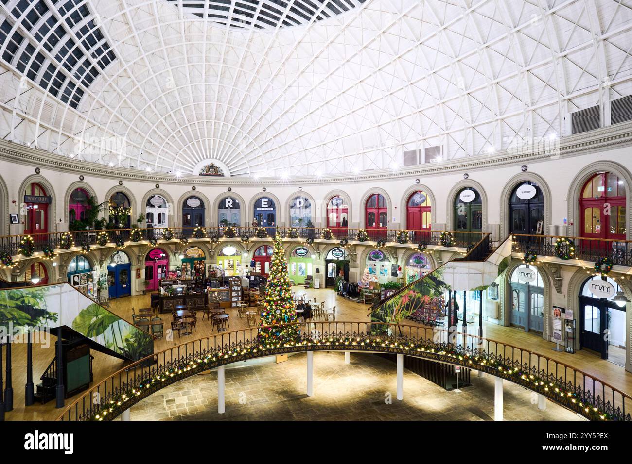 Leeds Corn Exchange shopping centre, Leeds, Yorkshire, UK Stock Photo ...