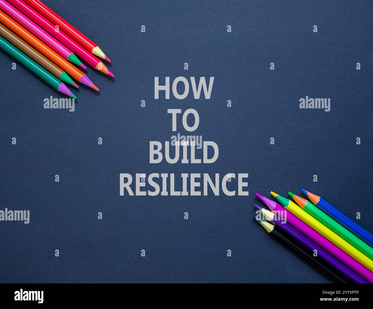 How to build resilience symbol. Concept words How to build resilience ...