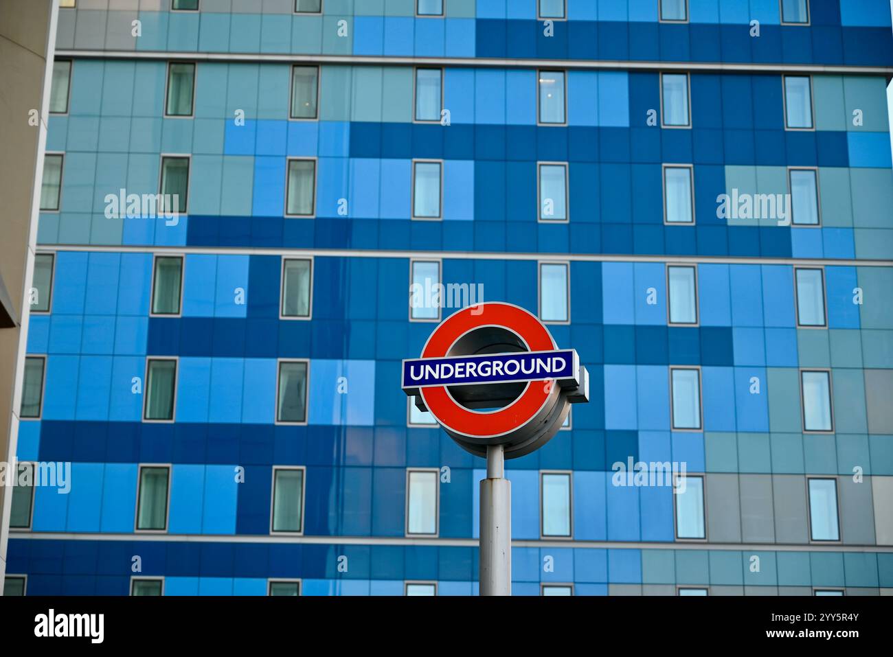 the london underground roundel at archway station in front of the ...