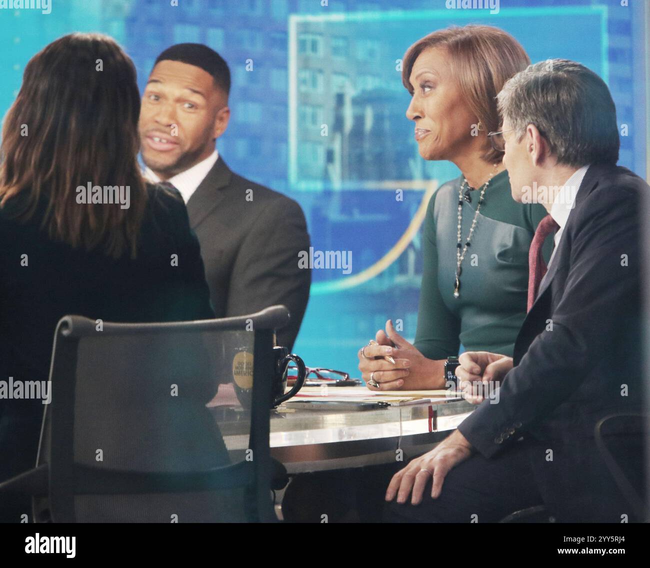 December 19, 2024Michael Strahan, Robin Roberts, George Stephanopoulos ...