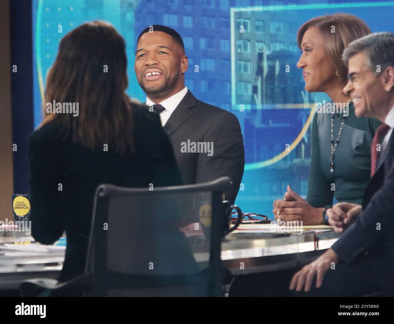 December 19, 2024Michael Strahan, Robin Roberts, George Stephanopoulos ...