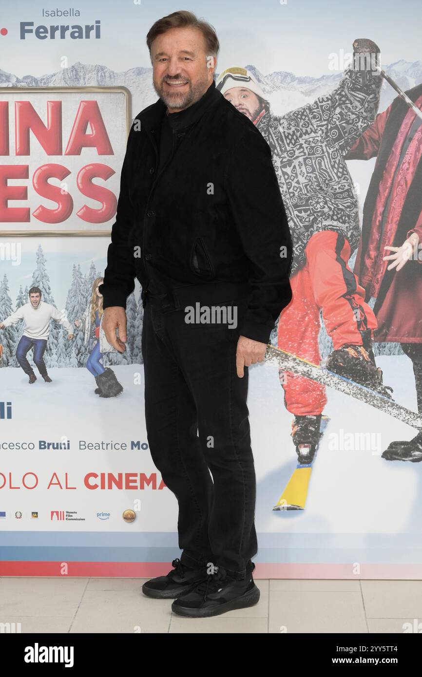 Rome, Italy. 19th Dec, 2024. Christian De Sica attends at the photocall ...