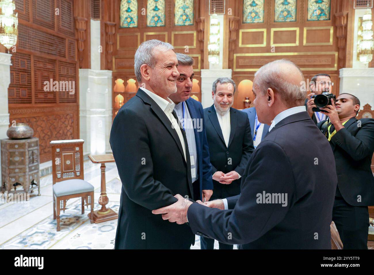 Iranian President Masoud Pezeshkian attent the D8 Summit for Economic ...