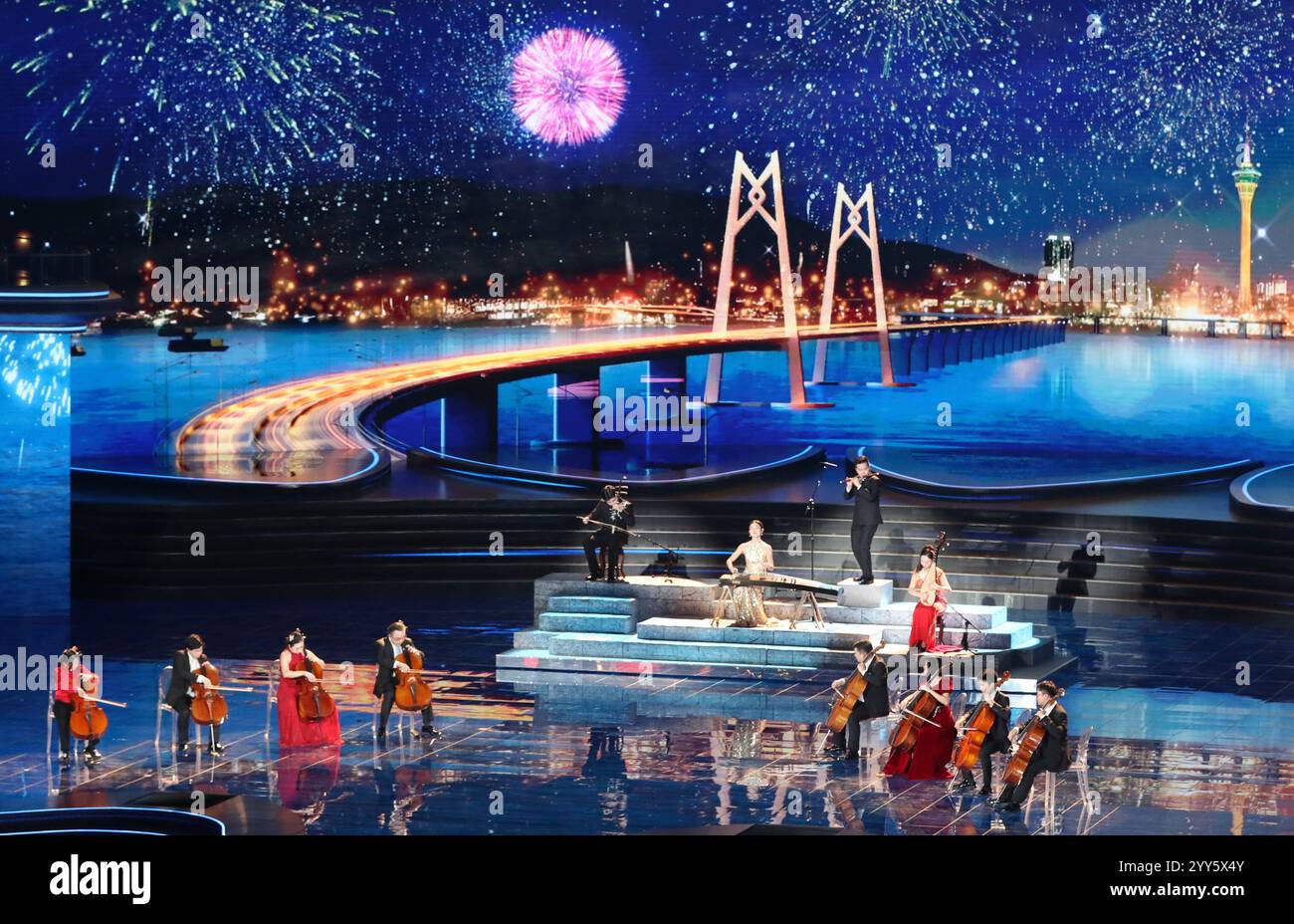 Macao. 19th Dec, 2024. A gala marking the 25th anniversary of Macao's ...