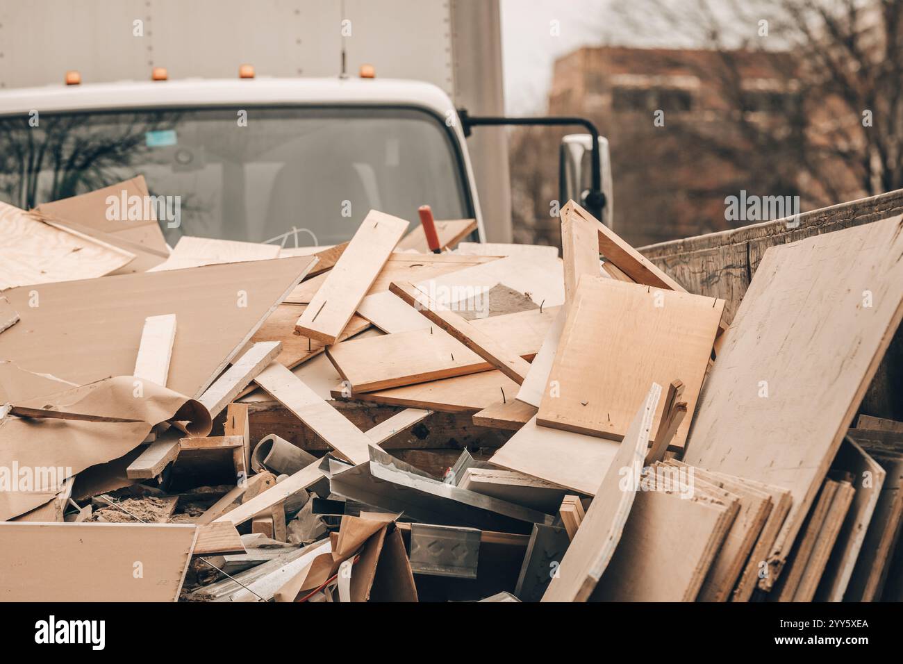 Worker van construction hi-res stock photography and images - Alamy