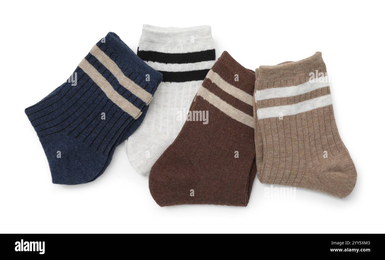 Folded pairs of socks hi-res stock photography and images - Alamy