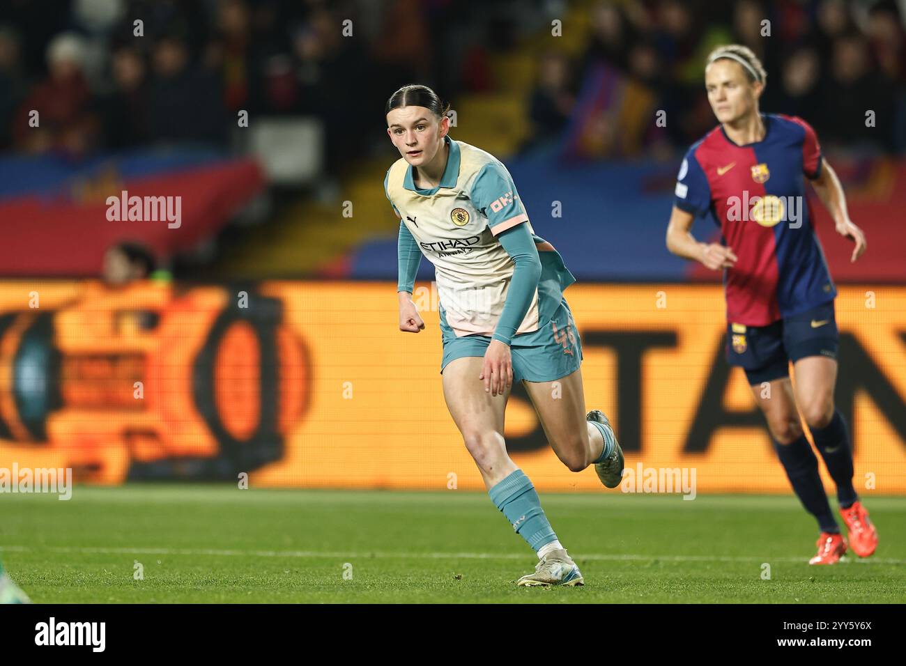 Barcelona, Spain. 18th Dec, 2024. Lily Murphy (ManC) Football/Soccer ...