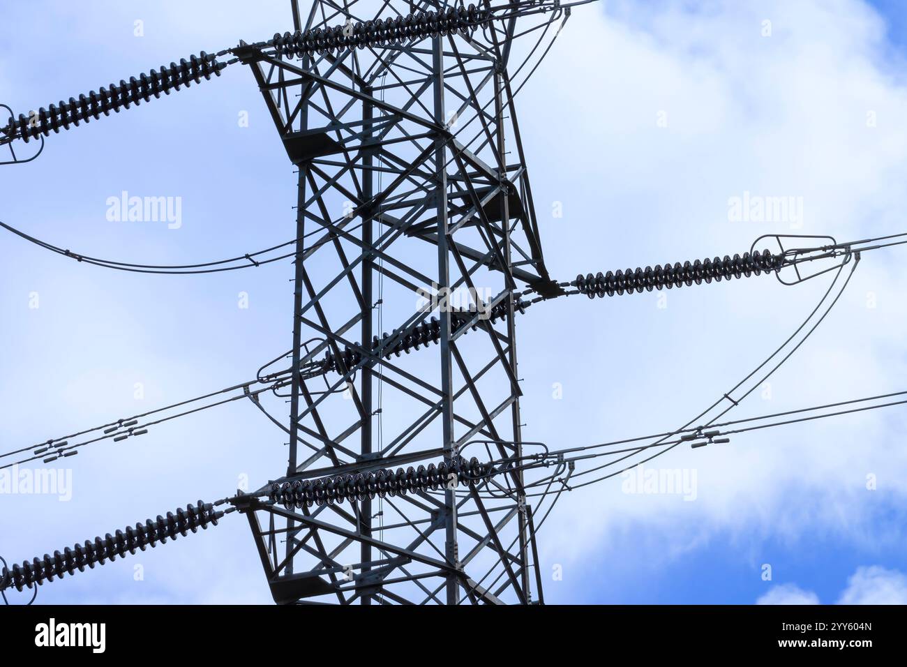Photograph of a portion of the steel sub section of an electricity ...