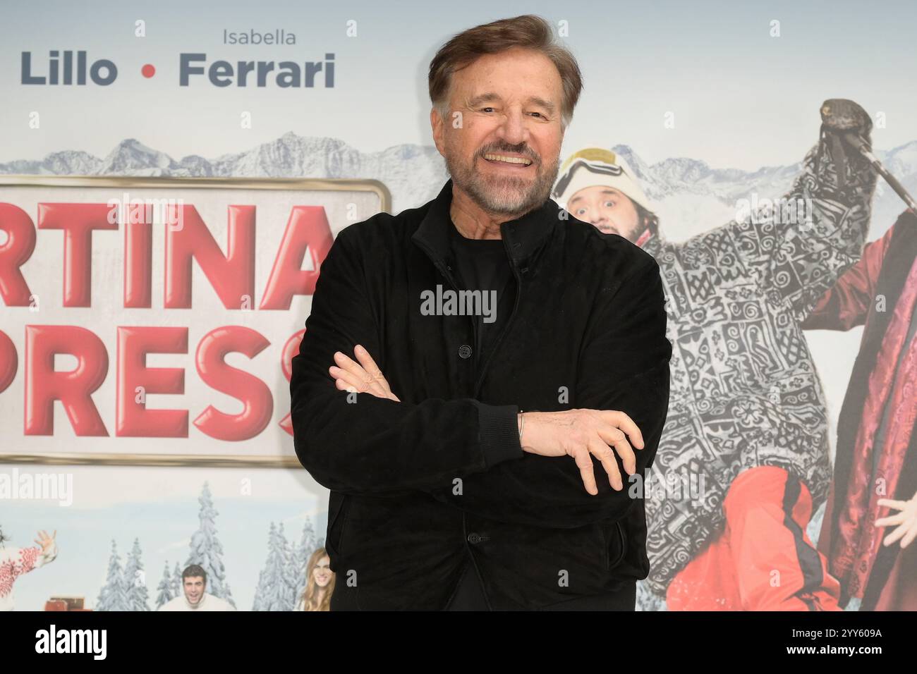 Rome, Italy. 19th Dec, 2024. Christian De Sica attends at the photocall ...