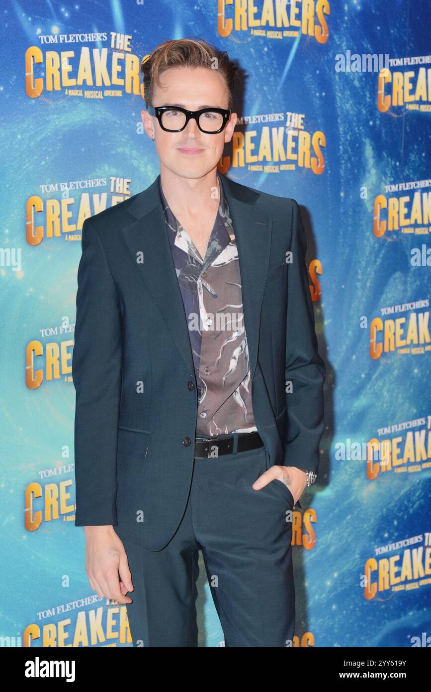 Tom Fletcher attends the gala performance of the new musical based on ...