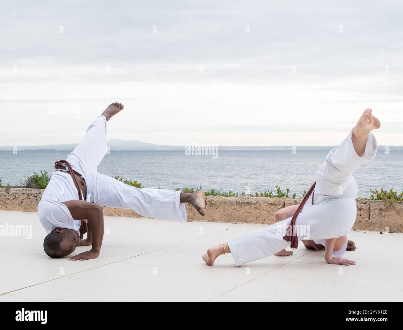 Practicing capoeira hi-res stock photography and images - Alamy