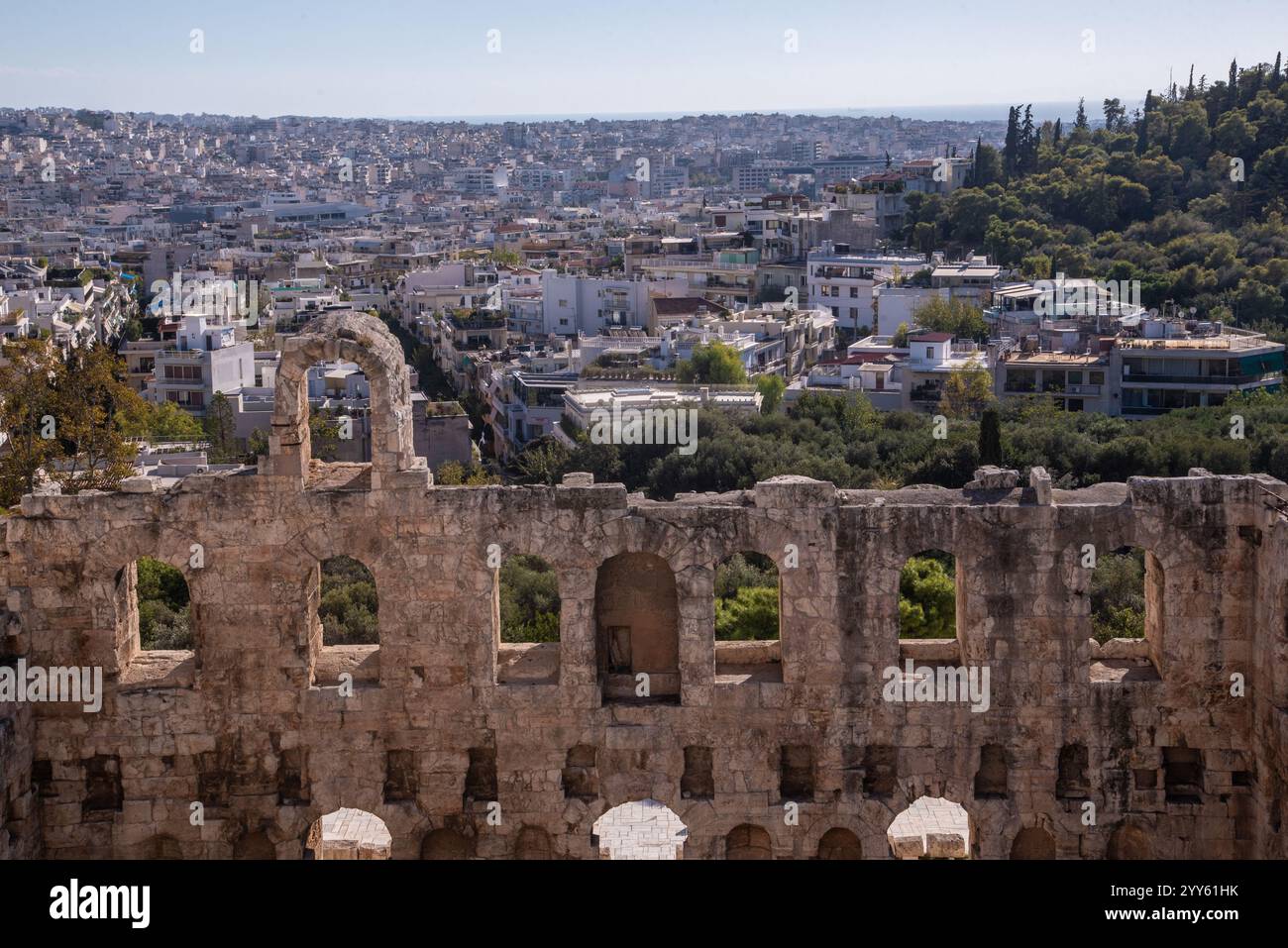 Ancient Odeon of Herodes Atticus theater - amphitheater of Acropolis of ...