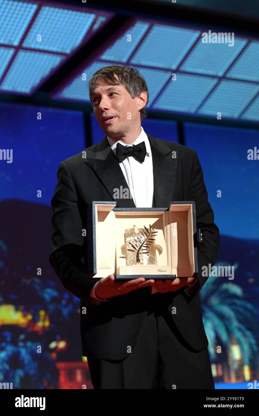 May 25th, Cannes Closing Ceremony of the 77th annual Cannes Film Festival 2024, Sean Baker ...