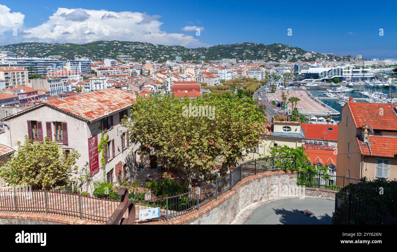 Cannes france aerial hi-res stock photography and images - Alamy