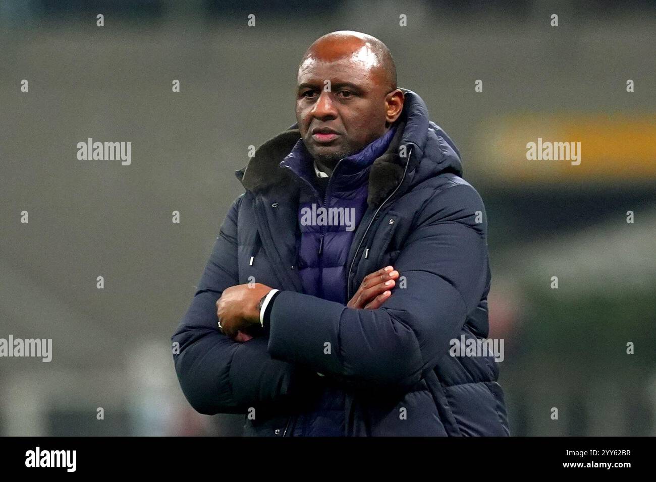 Milano, Italia. 15th Dec, 2024. Genoa's head coach Patrick Vieira ...