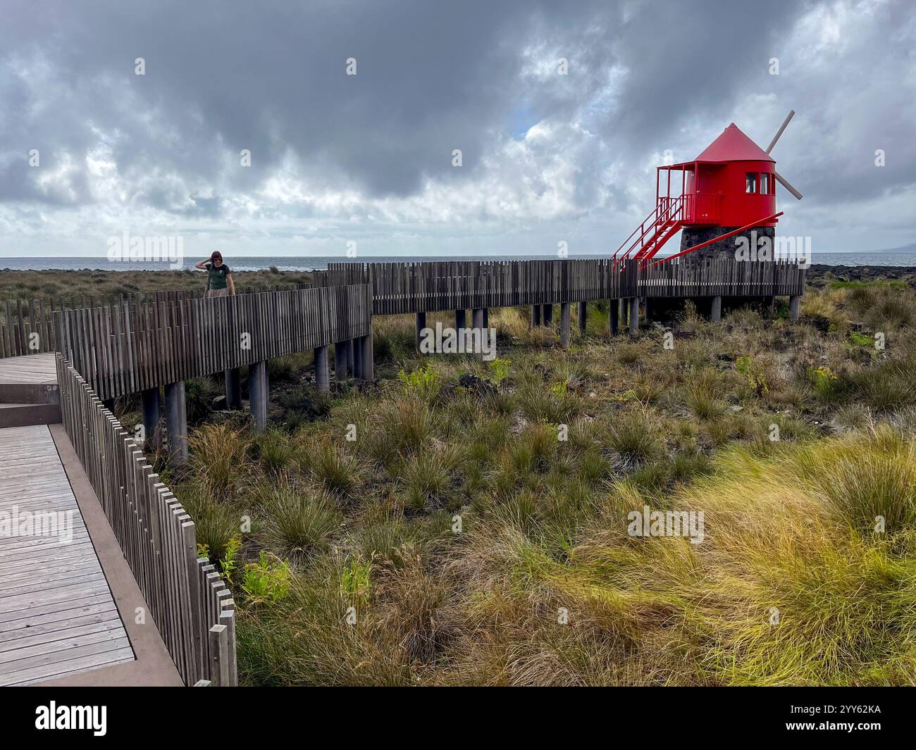 Lajes Do Pico, Portugal. 27th Sep, 2024. The beach promenade of Lajes ...