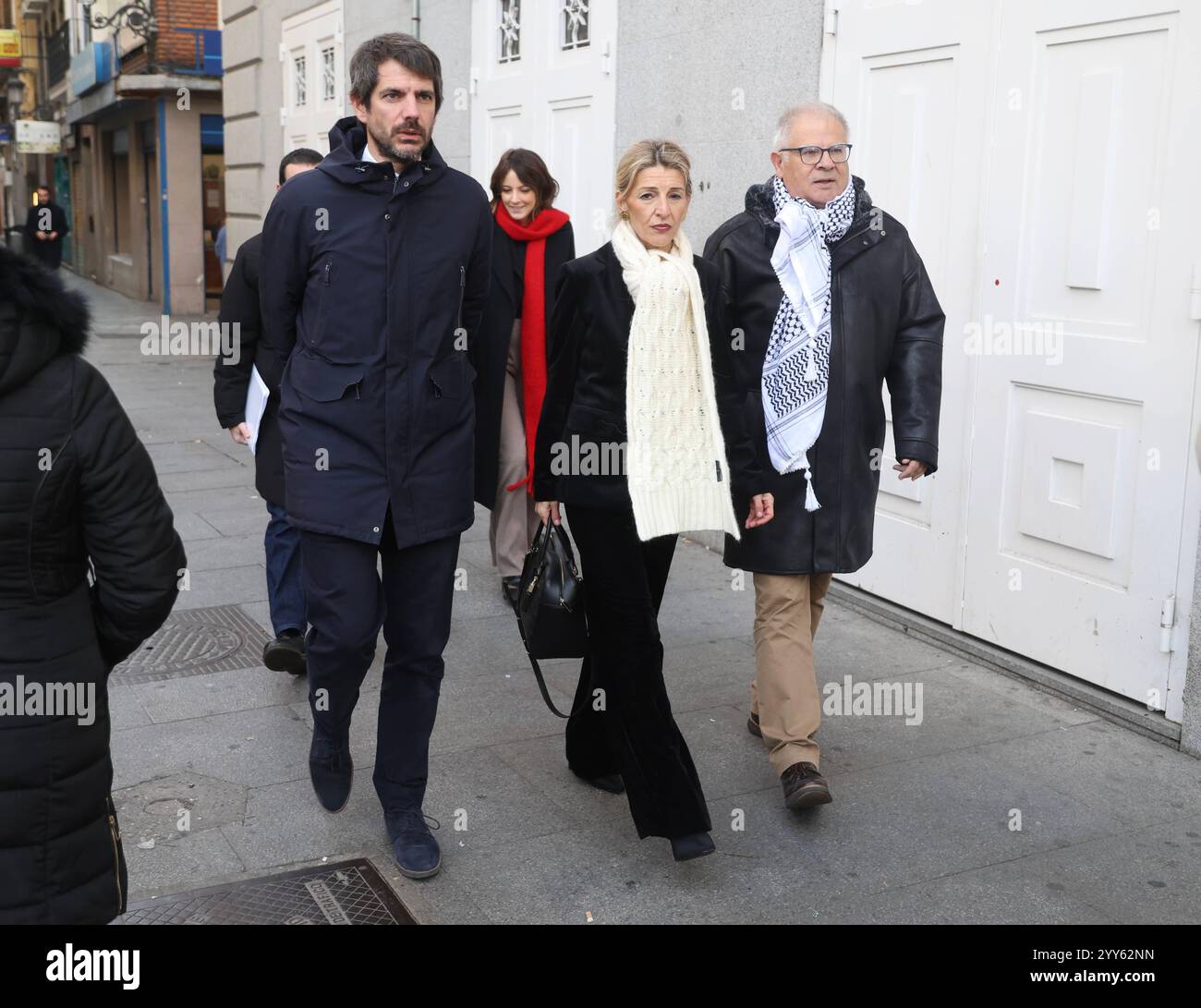Madrid, Spain. 18th Dec, 2024. Familiares y amigos de Marisa Paredes ...