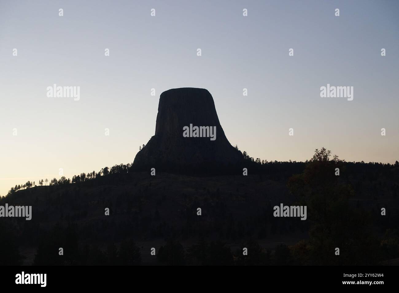 Devil's Tower as scene in Close Encounters Stock Photo - Alamy