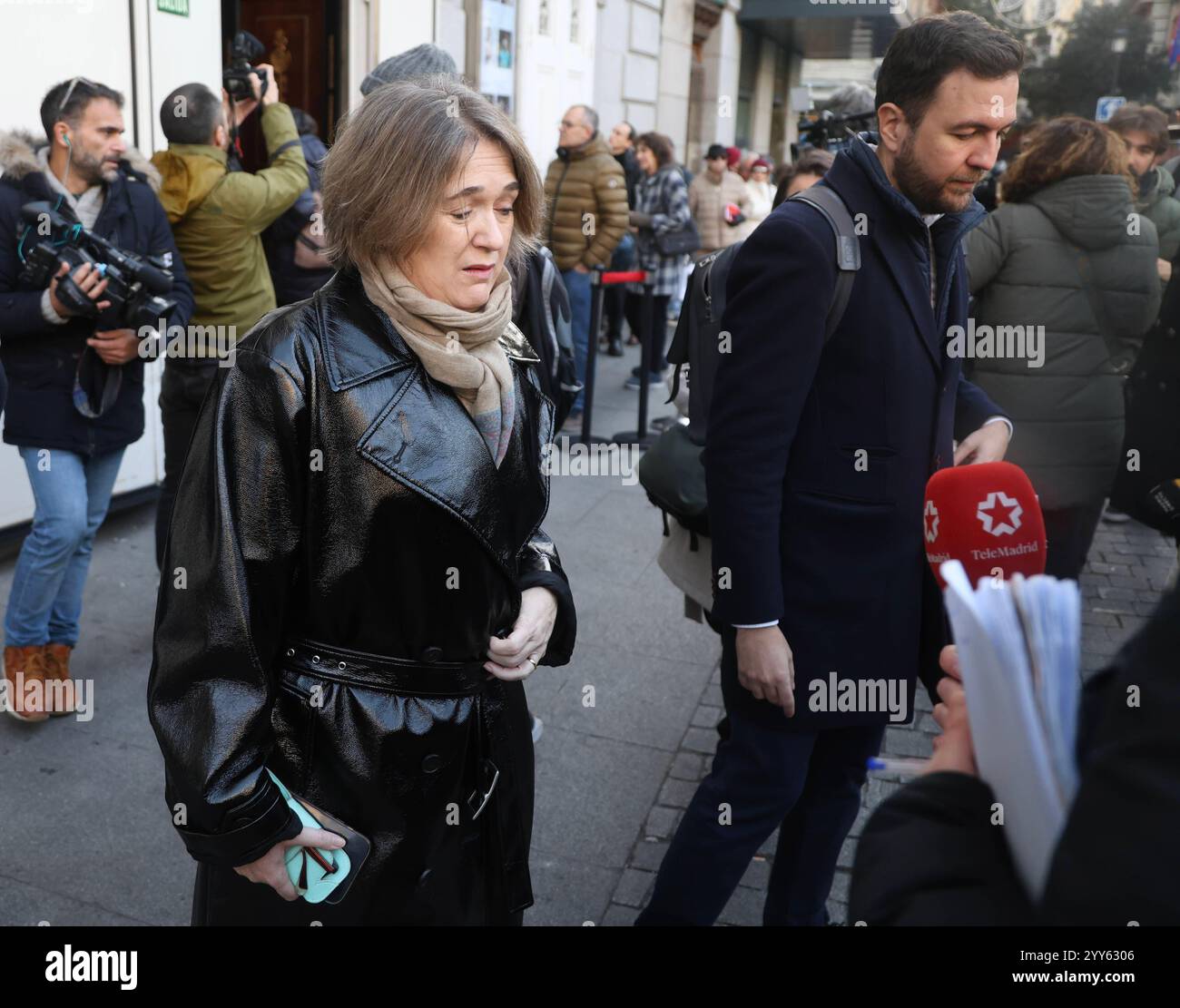 Madrid, Spain. 18th Dec, 2024. Familiares y amigos de Marisa Paredes ...