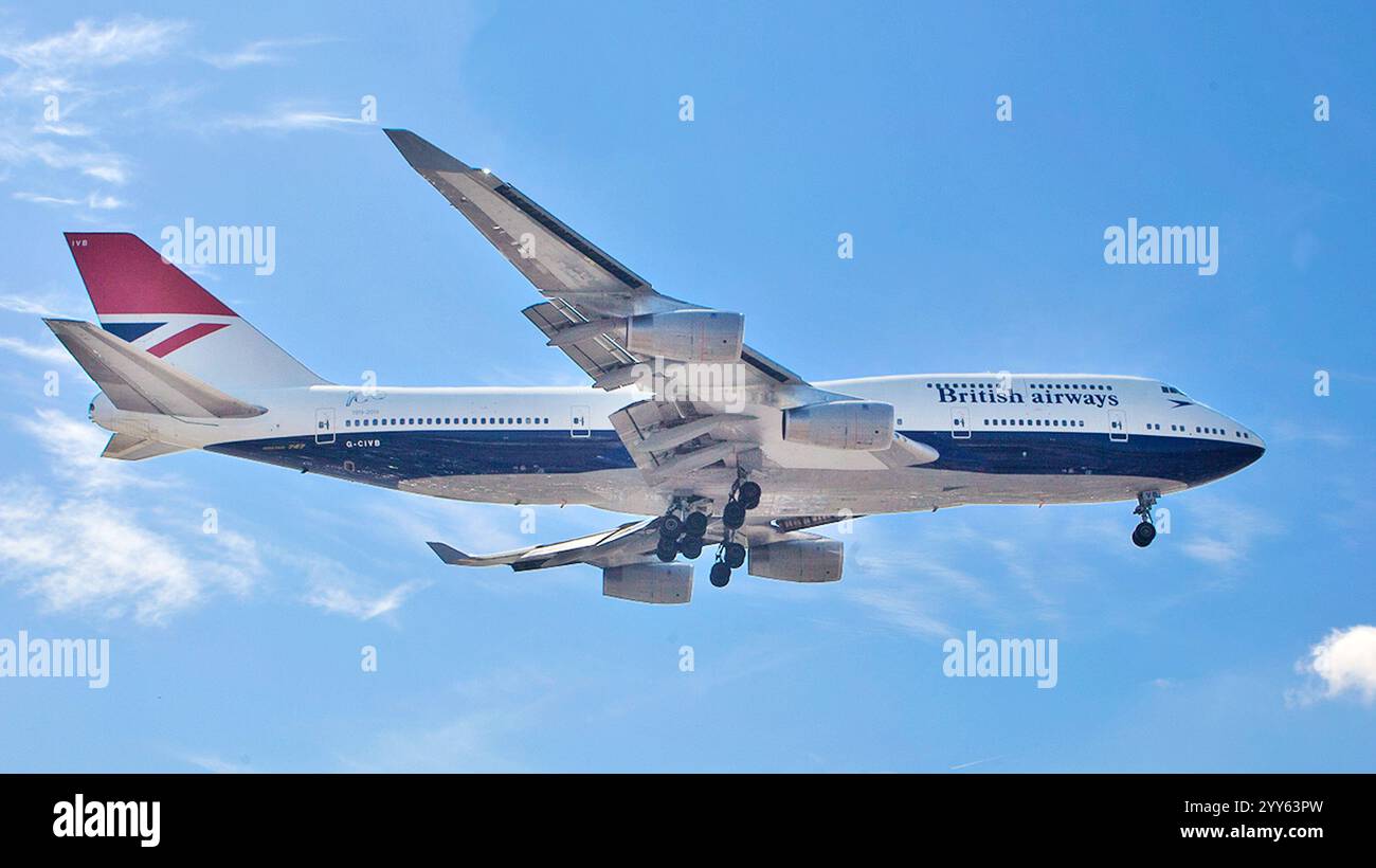 G-CIVB BA Retro British Airways Boeing 747-436 London Heathrow UK 21-08 ...