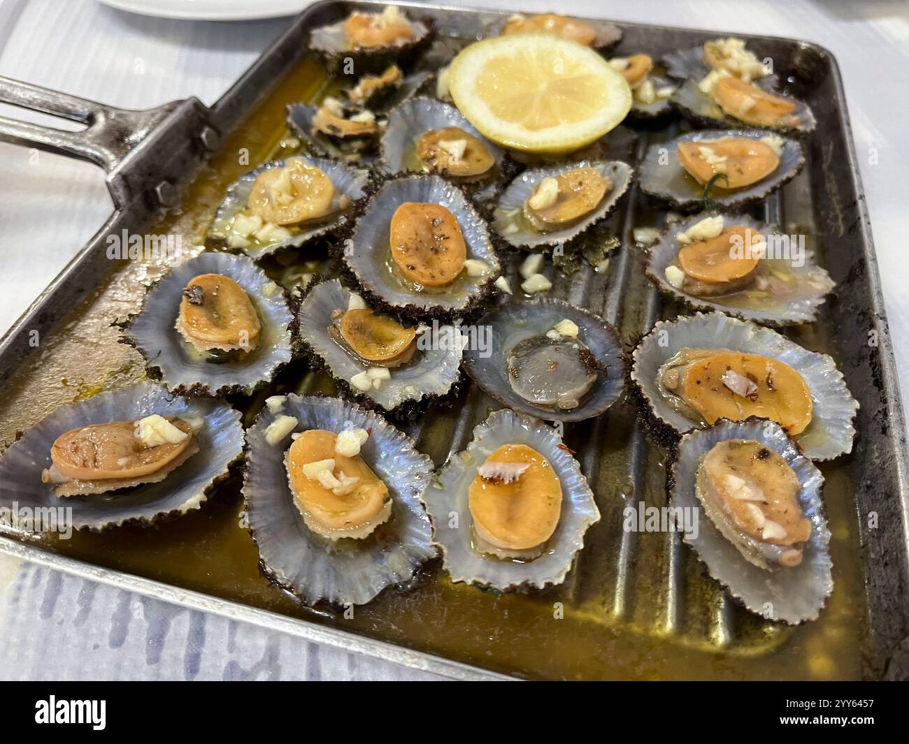 Angra Do Heroismo, Portugal. 23rd Sep, 2024. Lapas are a culinary ...