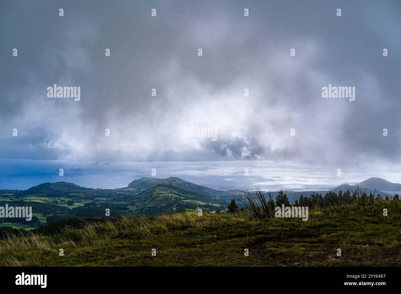 Horta, Portugal. 25th Sep, 2024. The Miradouro Cabouco in the Caldeira ...