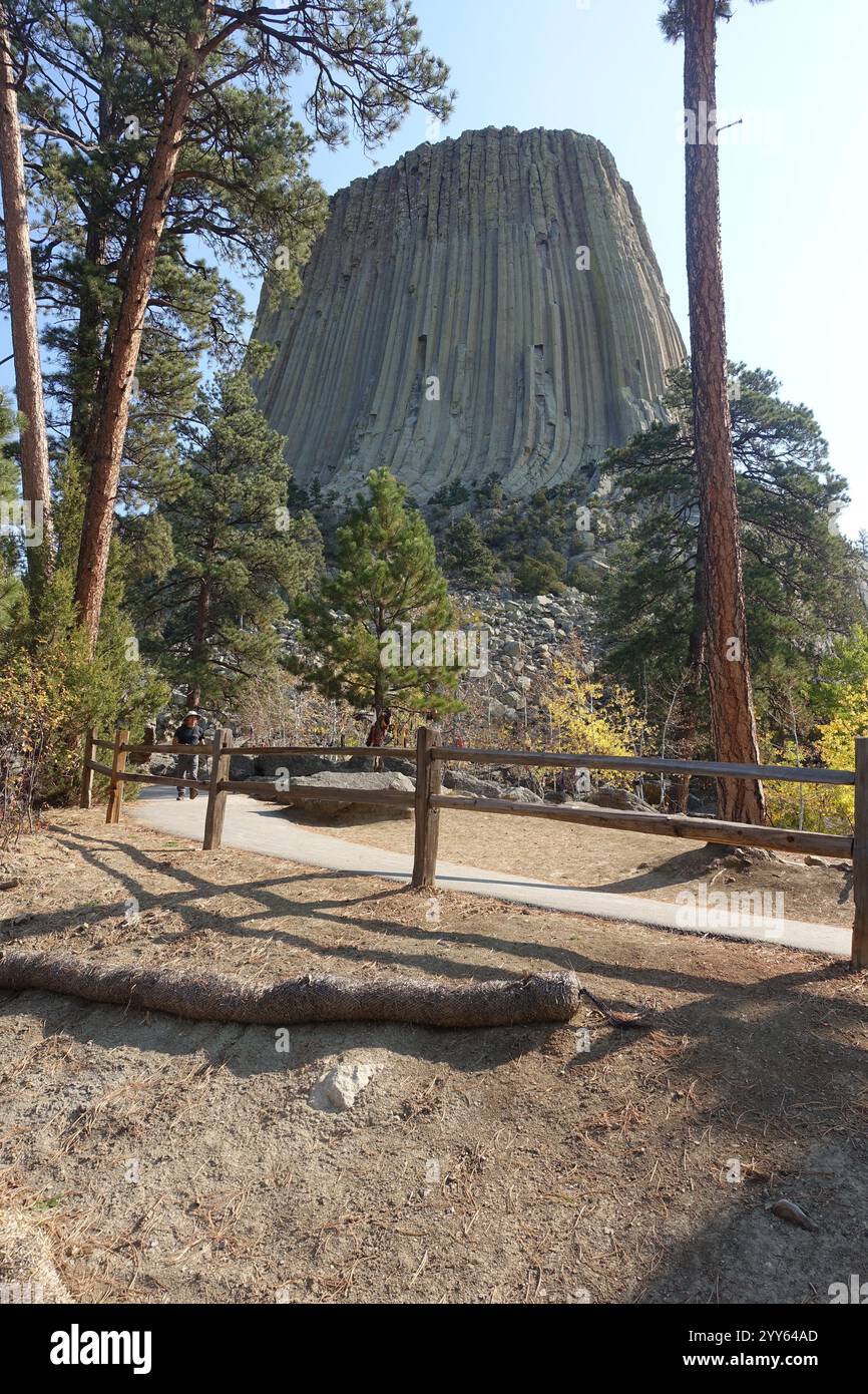 Devil's Tower as scene in Close Encounters Stock Photo - Alamy