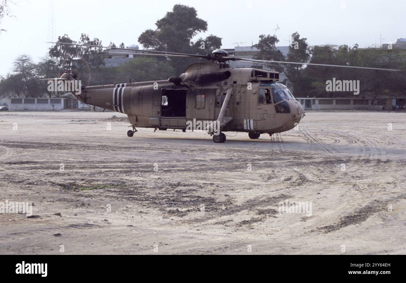 First Gulf War: 20th March 1991 An 845 Naval Air Squadron Westland Sea ...