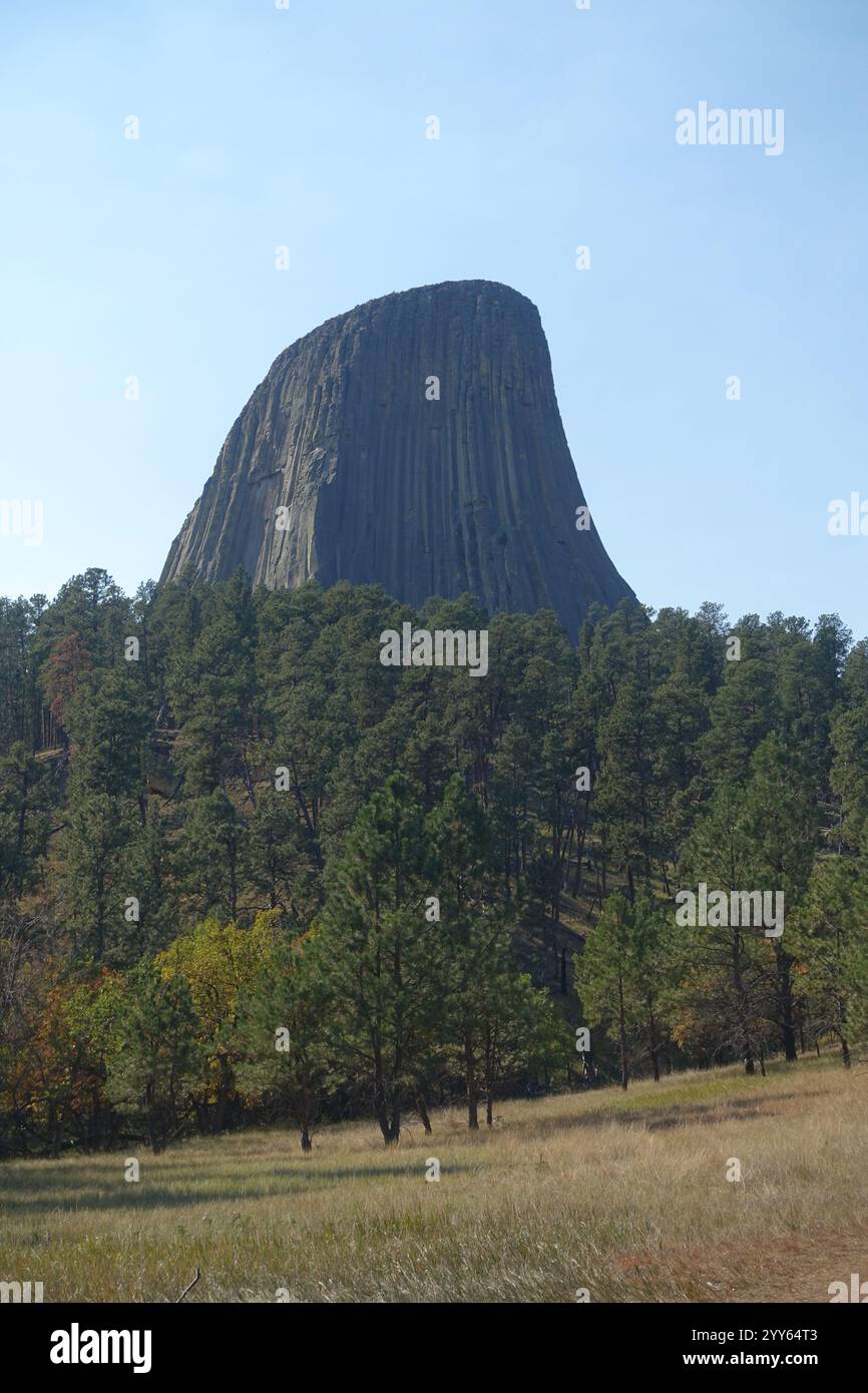 Devil's Tower as scene in Close Encounters Stock Photo - Alamy