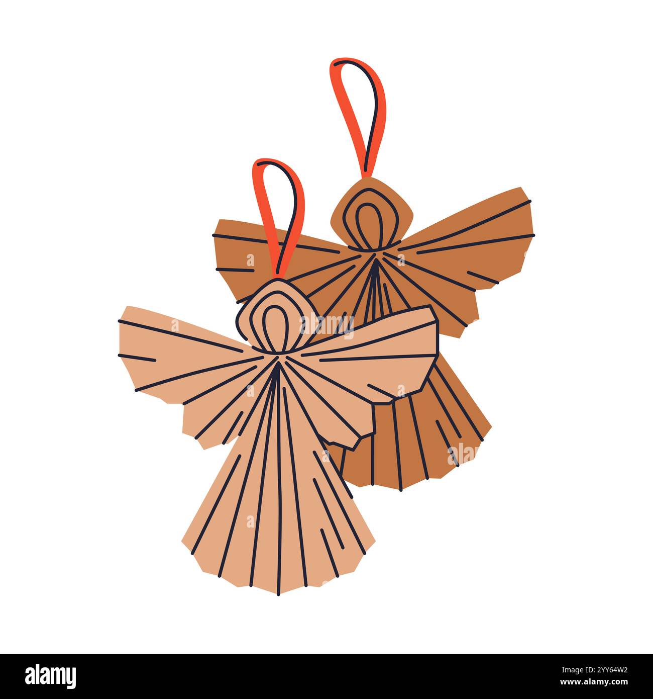 Toy angel christmas background Stock Vector Images - Alamy