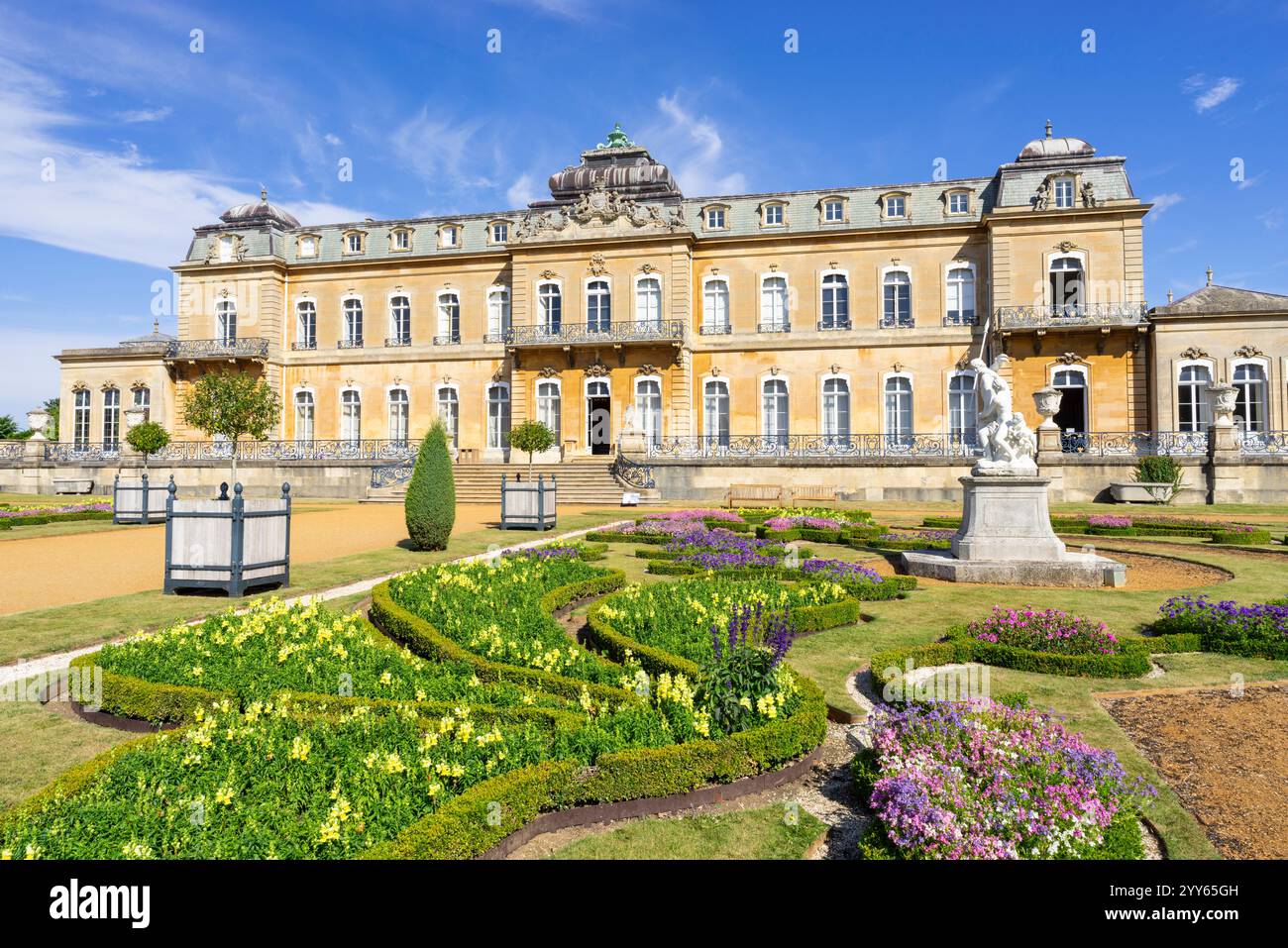 Wrest Park Bedfordshire Formal gardens outside of the grade 1 listed ...