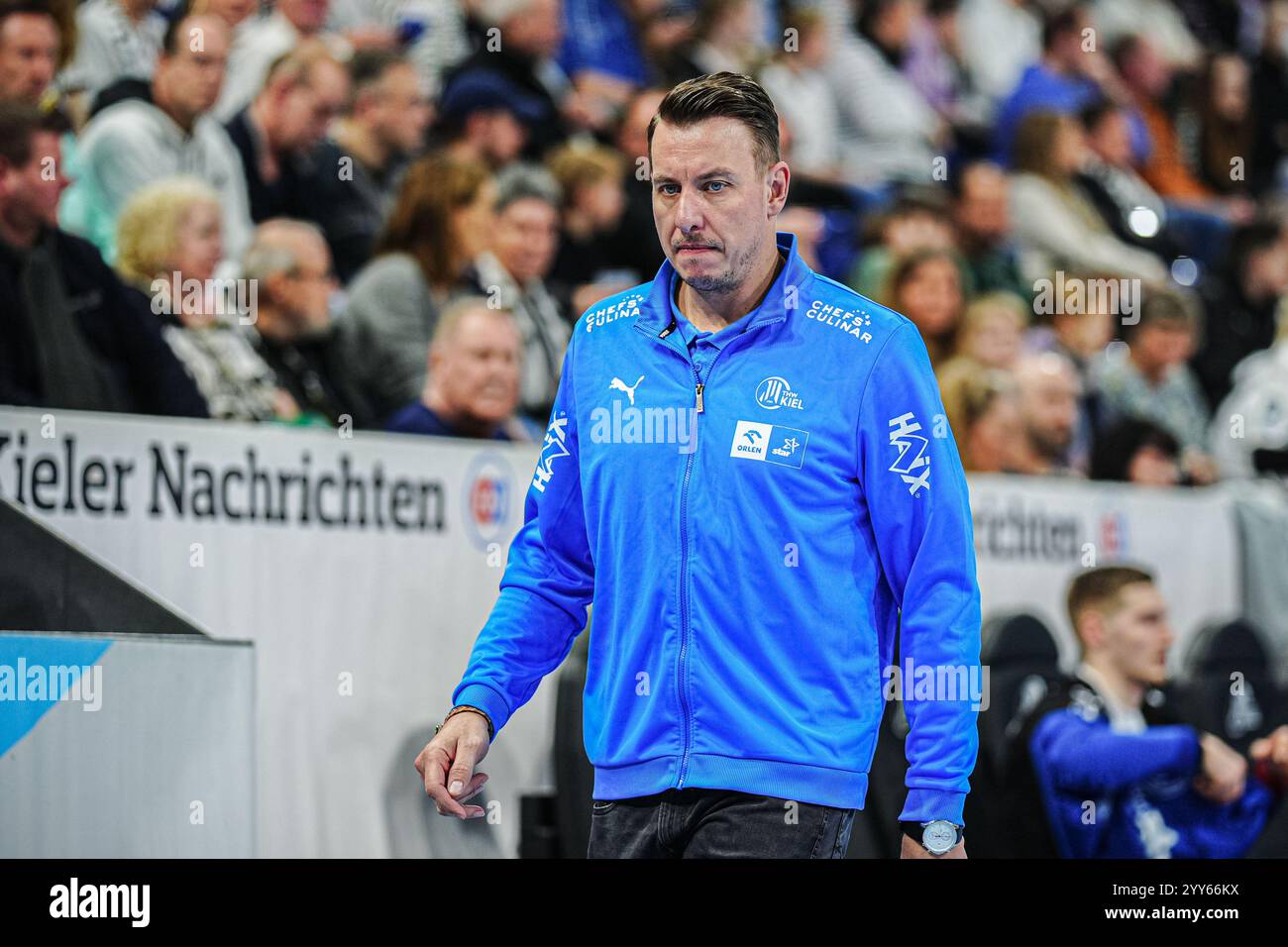 Filip Jicha (THW Kiel, Trainer) GER, THW Kiel vs. VfL Gummersbach ...