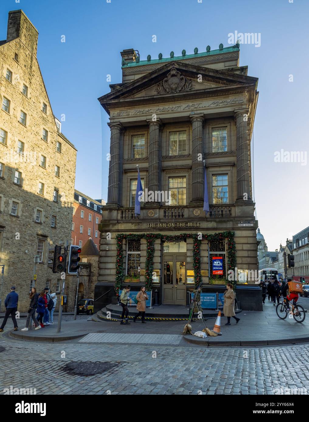 The Inn on the Mile, Royal Mile, Edinburgh, Scotland, UK Stock Photo ...