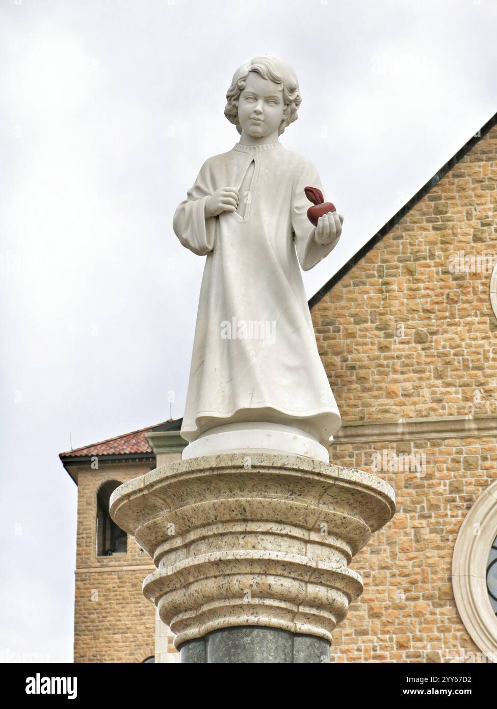 Alabama Shrine of the Most Blessed Sacrament Jesus Statue Stock Photo ...