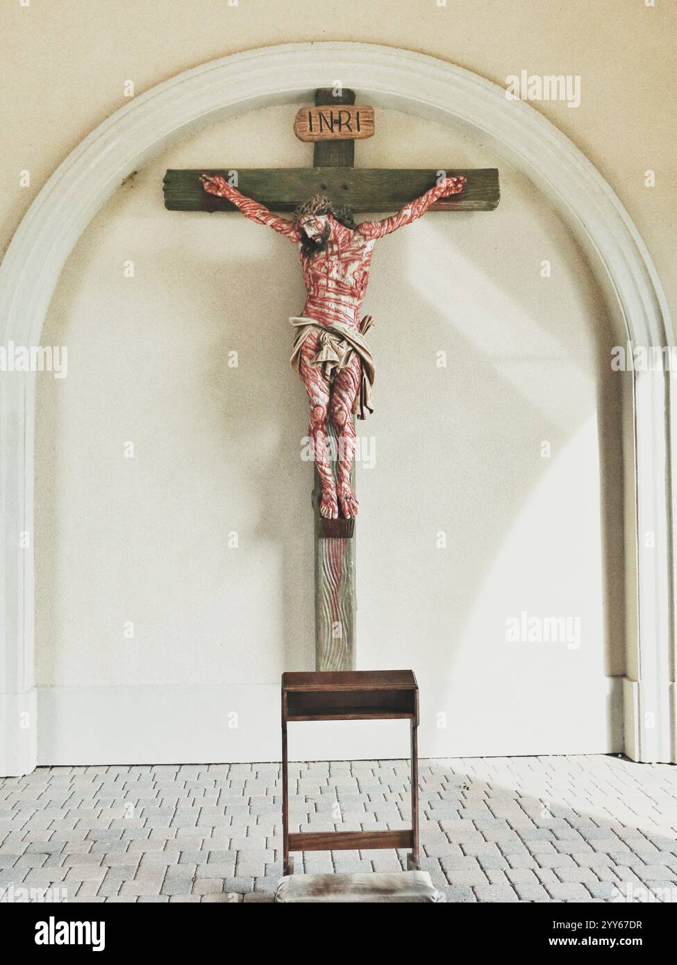 Alabama Shrine of the Most Blessed Sacrament Jesus Statue Stock Photo ...