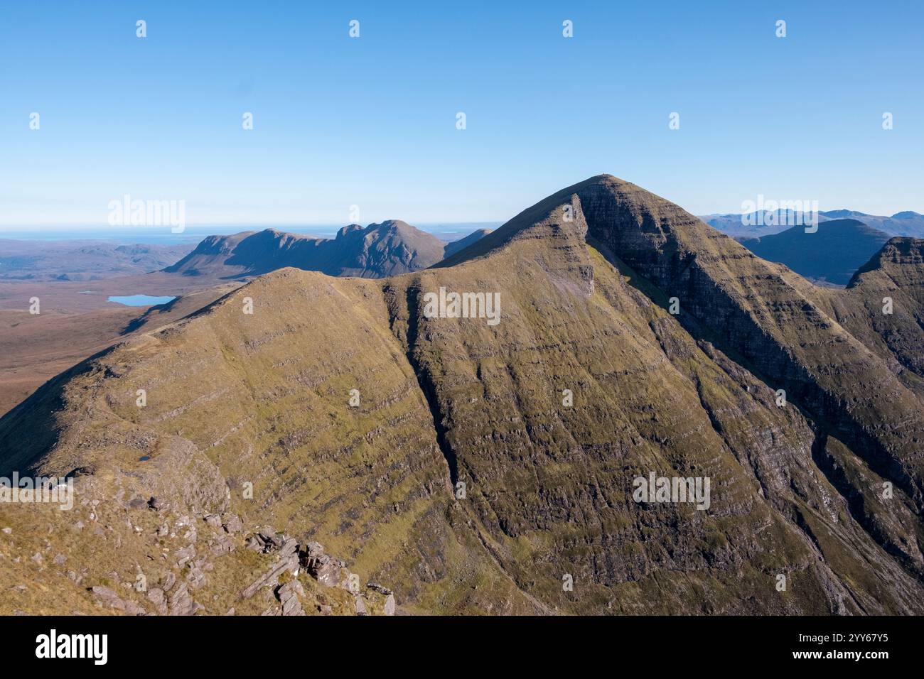 Views of Beinn Alligin , one of the classic Torridon Mountains ...