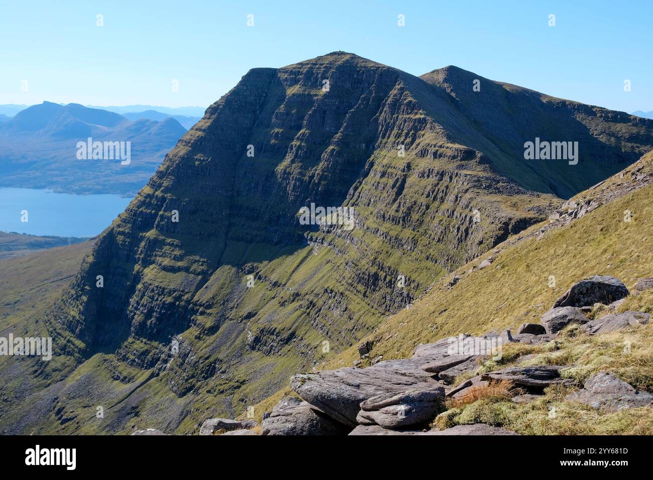 Views of Beinn Alligin , one of the classic Torridon Mountains ...