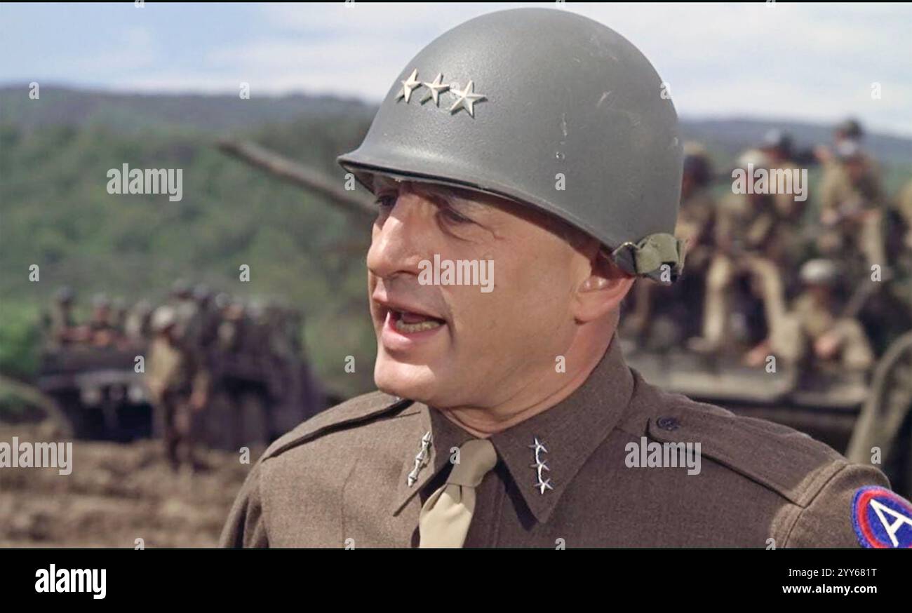PATTON 1970 20th Century Fox biographical film with George C. . Scott Stock Photo - Alamy