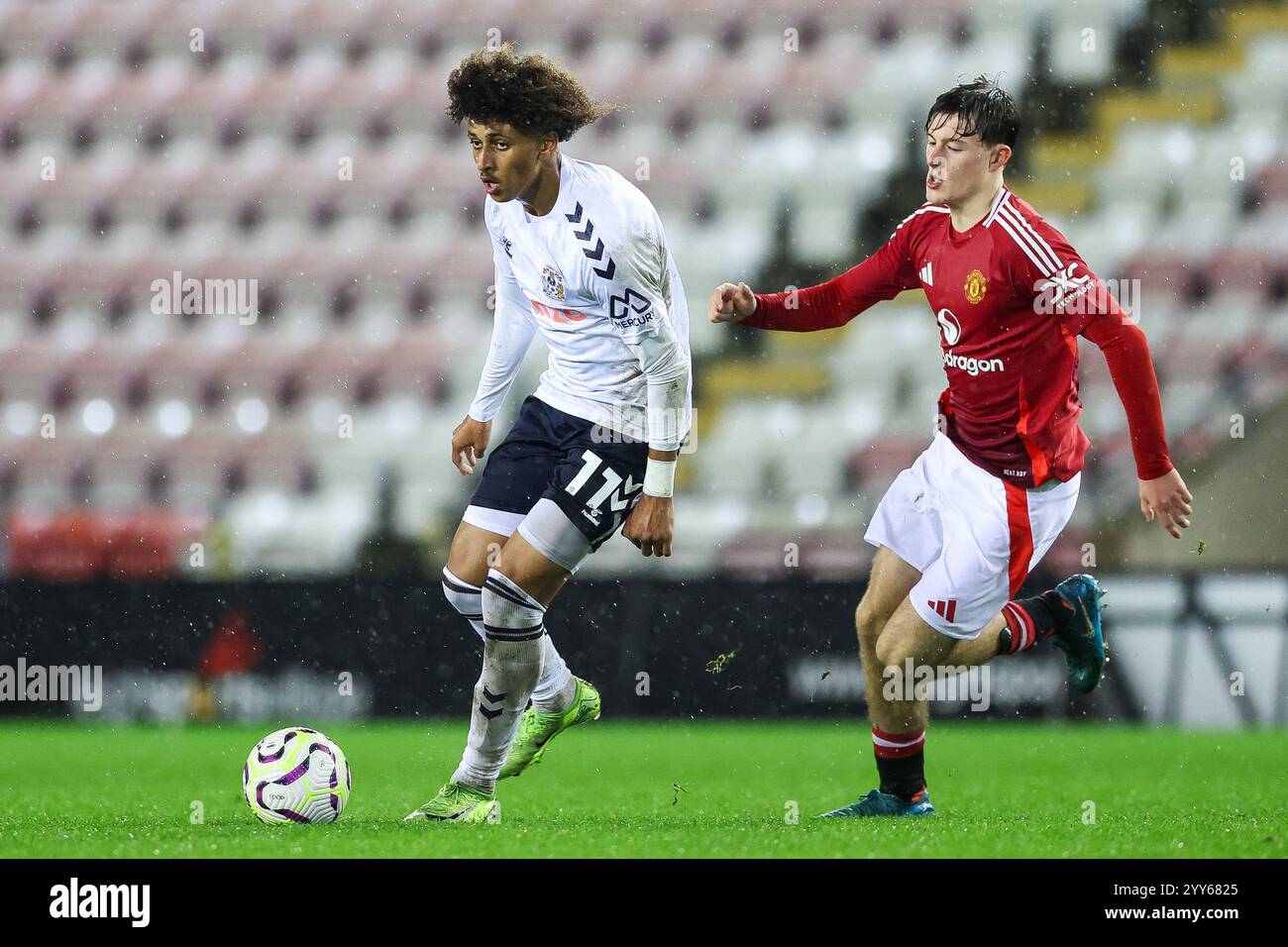 Coventry City’s Conrad Ambursley during the FA Youth Cup third round ...