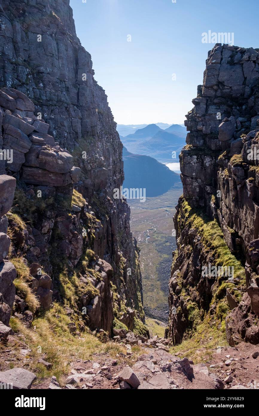 Views of Beinn Alligin , one of the classic Torridon Mountains ...