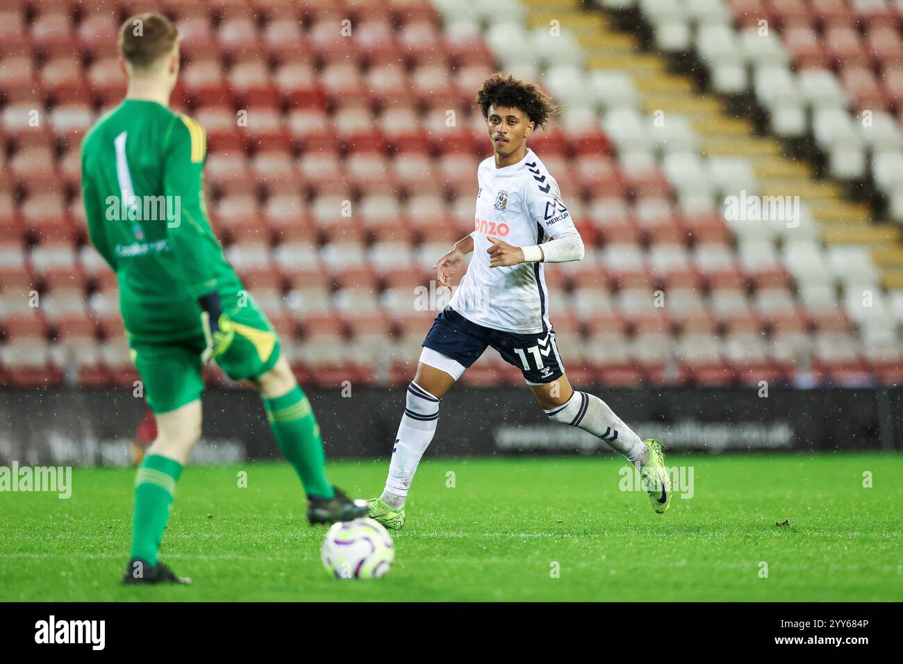 Coventry City’s Conrad Ambursley during the FA Youth Cup third round ...