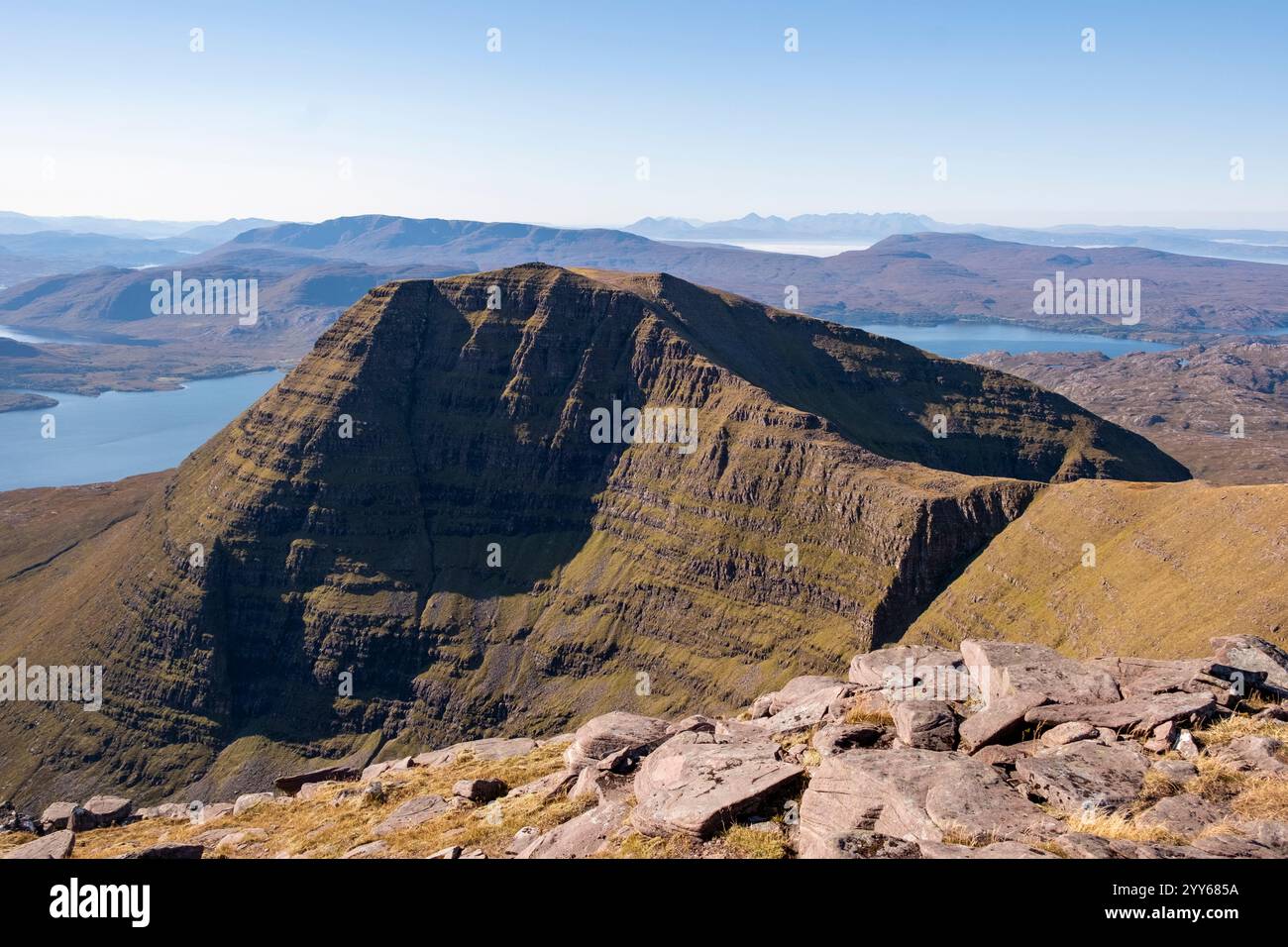 Views of Beinn Alligin , one of the classic Torridon Mountains ...