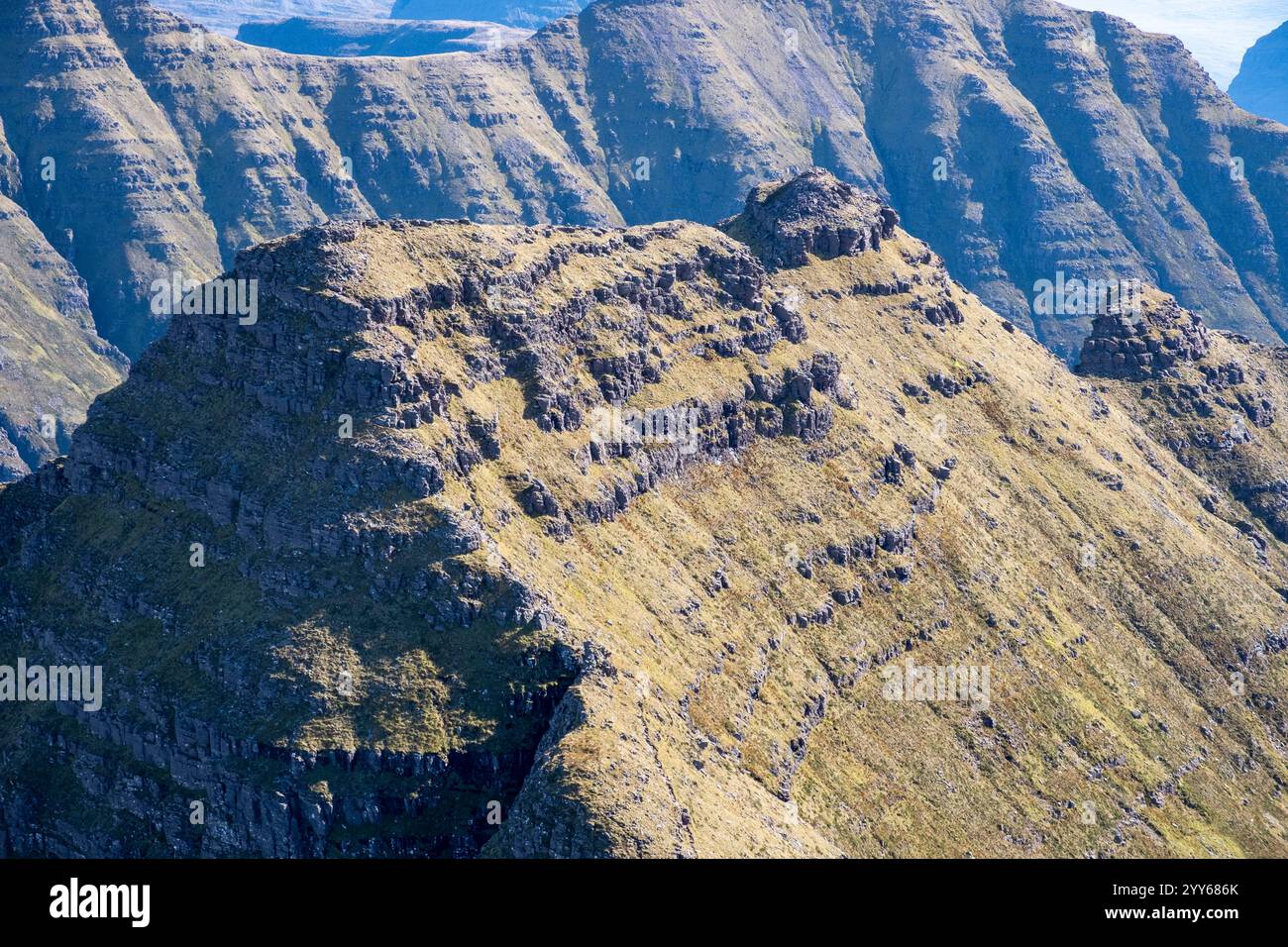 Views of Beinn Alligin , one of the classic Torridon Mountains ...