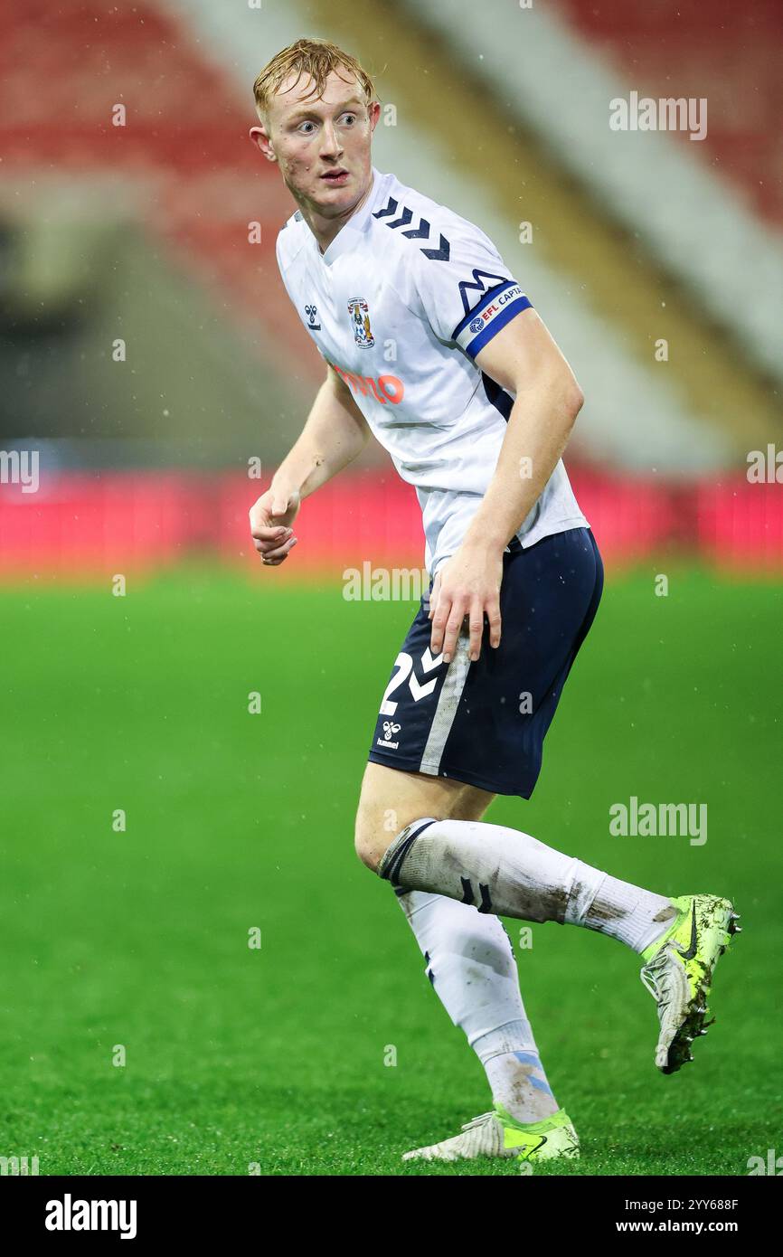 Coventry City’s David Mantle during the FA Youth Cup third round match ...