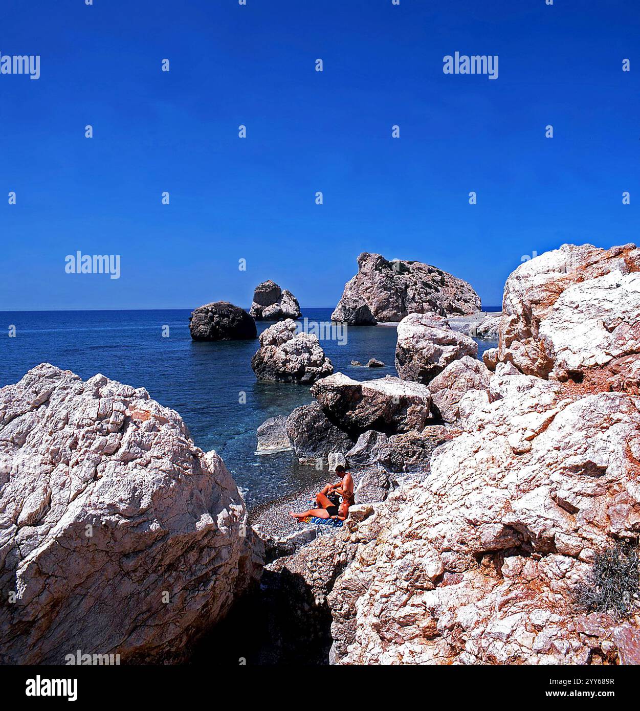 Petra tou Romiou (Aphrodite's Rock) Cyprus Stock Photo - Alamy