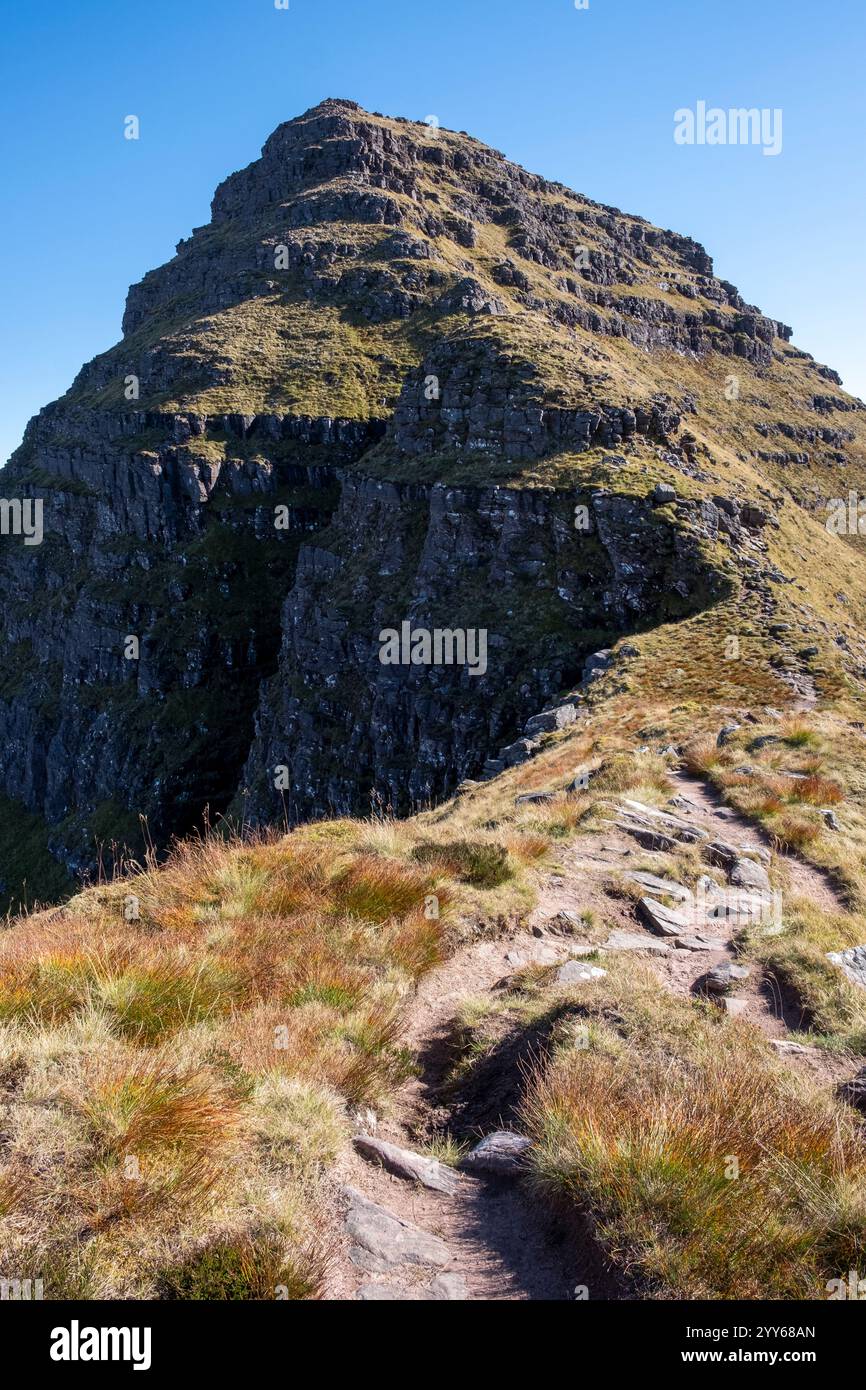 Views of Beinn Alligin , one of the classic Torridon Mountains ...