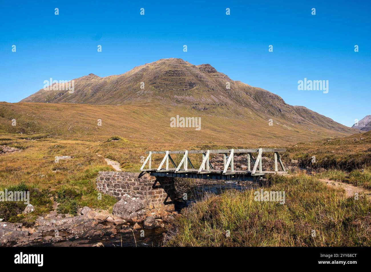 Views of Beinn Alligin , one of the classic Torridon Mountains ...